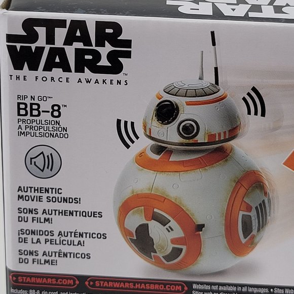 Hasbro | Toys | Star Wars The Force Awakens Rip N Go Bb8 Propulsion ...